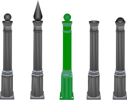 Architectural | Victorian | English | Ornamental | Edwardian | Bollard